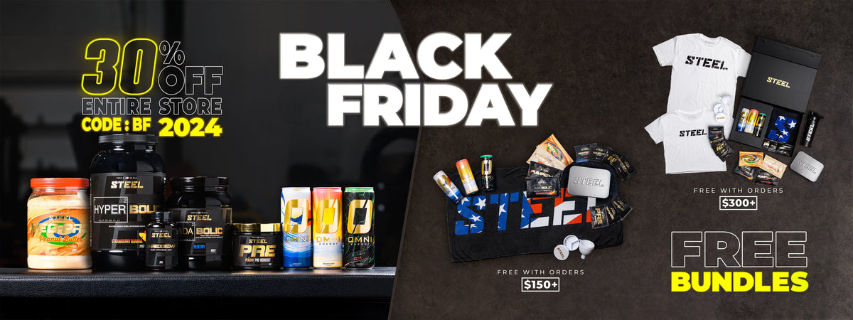 Steel Supplements - Forged in steel, Backed by science.