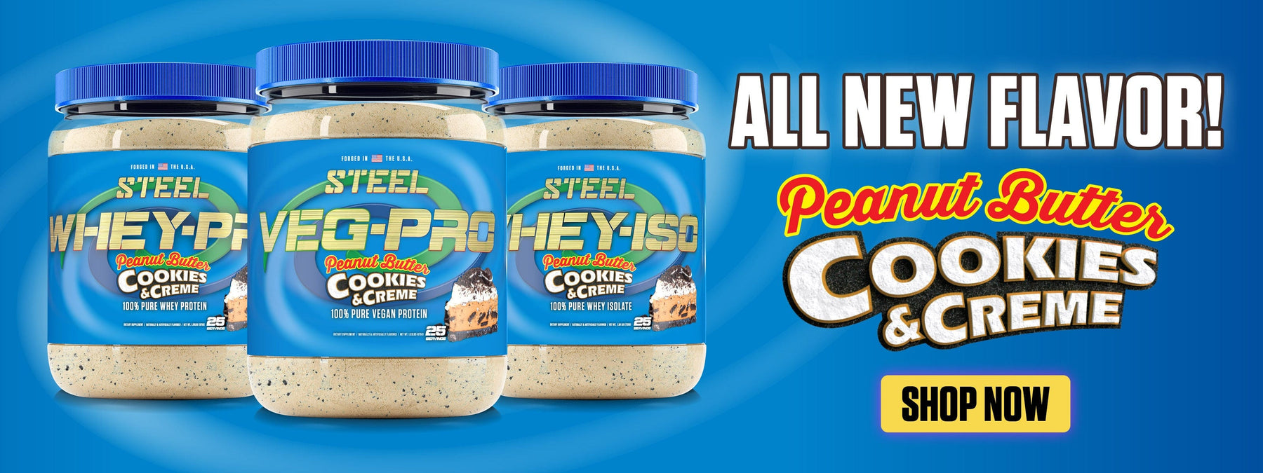 Steel Supplements - Forged in steel, Backed by science.