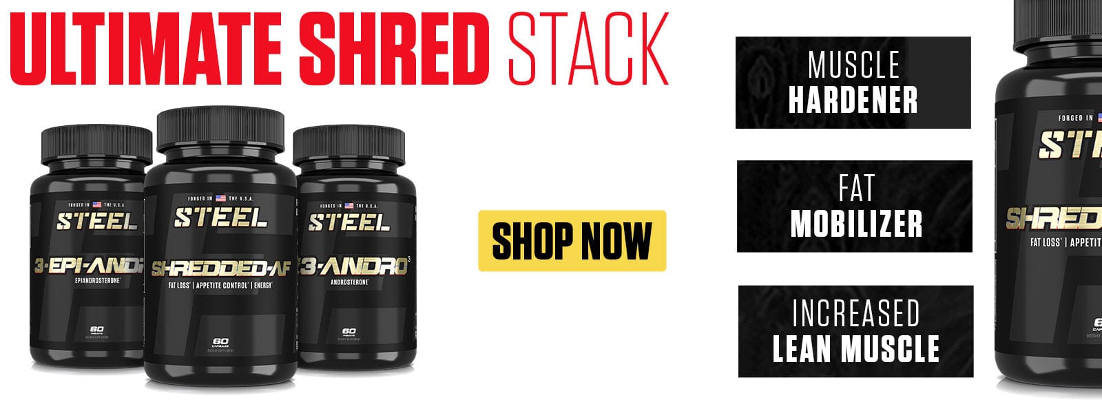 Steel Supplements - Forged in steel, Backed by science.