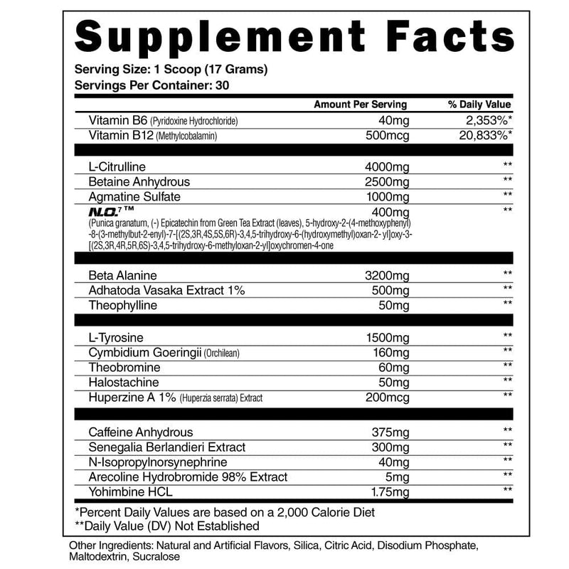 AMPED-AF | Focus Pre Workout - Steel Supplements