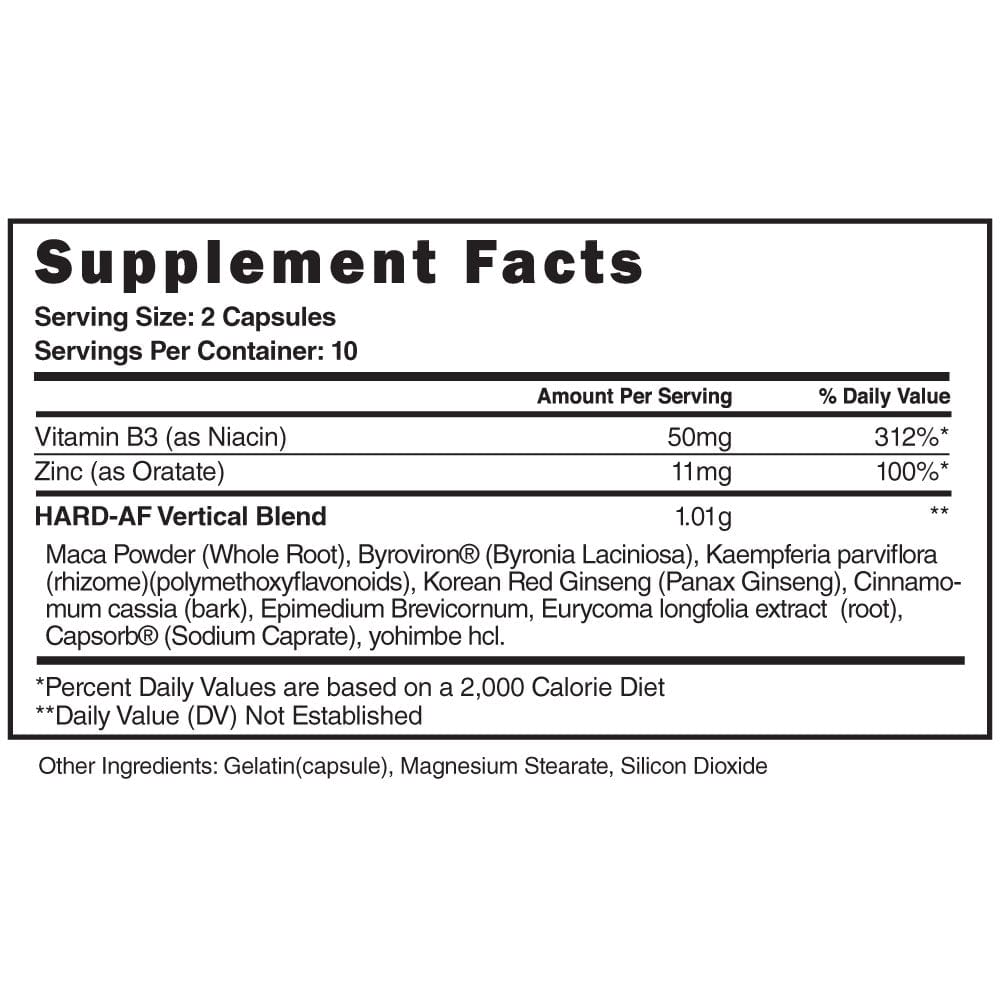 Hard-AF Sample Packets - Steel Supplements