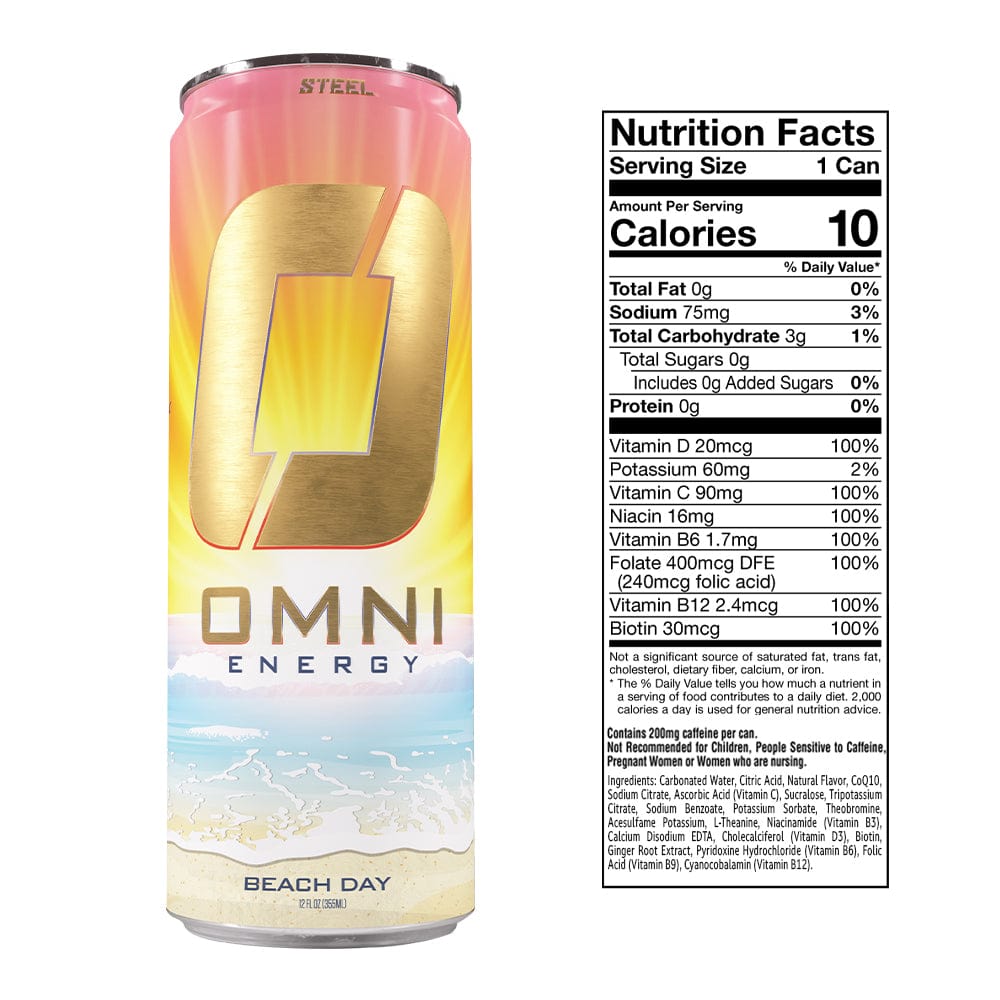 Omni Energy - Case of 12 Cans - Steel Supplements