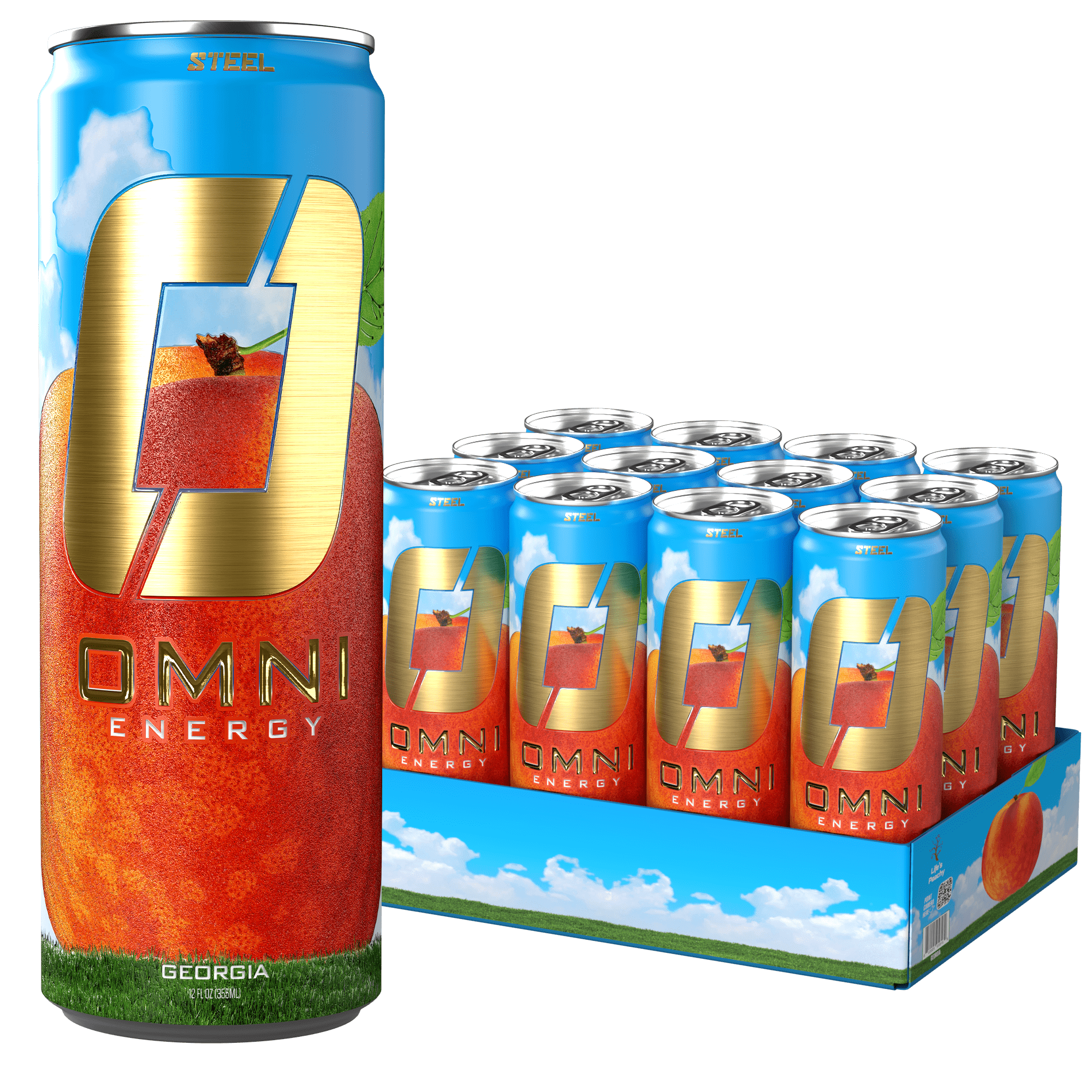 Omni Energy - Case of 12 Cans - Steel Supplements