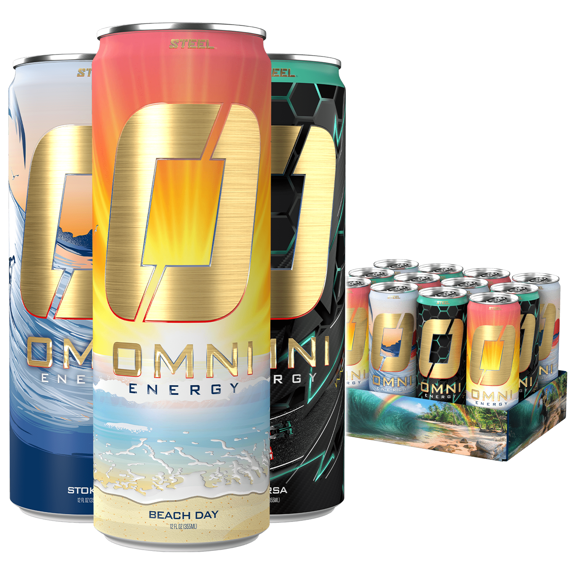 Omni Energy - Case of 12 Cans - Steel Supplements