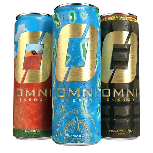 Omni Energy Drink Bundle - 1 Can of Each Flavor - Steel Supplements